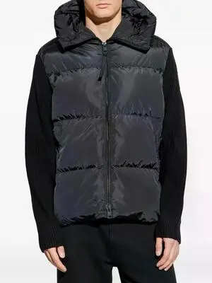 Canada Goose Quilted Hooded Padded Jacket - Black
