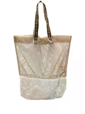 ÉPICE Large Mesh-panel Tote Bag