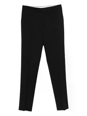 Canali Straight-leg Trousers - Black