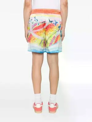 Casablanca Landscape-wave Print Shorts