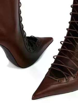 LE SILLA 120mm Colette Boots - Brown