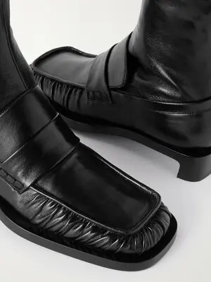 JIL SANDER Leather Over-the-knee Boots