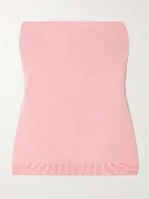 Jacquemus Sera Knitted Bandeau Top - Pastel Pink