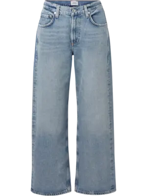 Citizens Of Humanity Lindz Low-rise Straight-leg Jeans - Blue