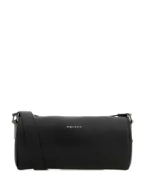 Alexander McQueen Roller Leather Shoulder Bag - Black