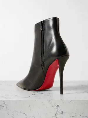 CHRISTIAN LOUBOUTIN Miss Z 100 Leather Ankle Boots