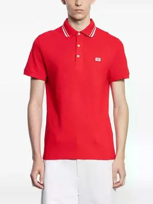 Valentino Garavani Cotton Piqué Polo Shirt With Vlogo Patch