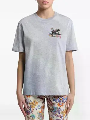 Etro Pegaso-motif T-shirt - Grey