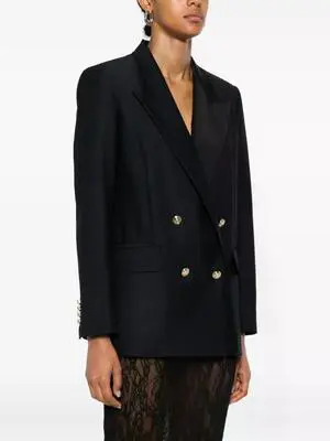 Maje Double-breasted Blazer With Gold Buttons