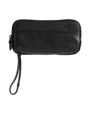 PIQUADRO PIQUADRO Cow Leather Clutch Black