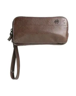 PIQUADRO Chocolate Cow Leather Handbag - Brown