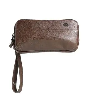 PIQUADRO Cow Leather Clutch - Brown