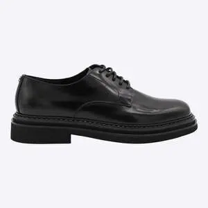 Dolce & Gabbana Leather Lace Up Shoes - Black
