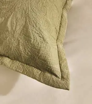 CELSO DE LEMOS Egyptian Cotton Braga Square Cushion Cover