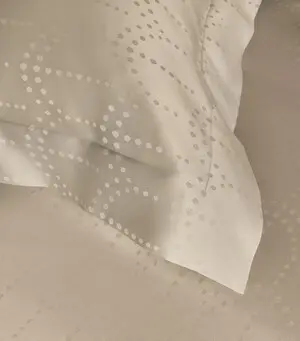 CELSO DE LEMOS Egyptian Cotton Evora Perle Oxford Pillowcase