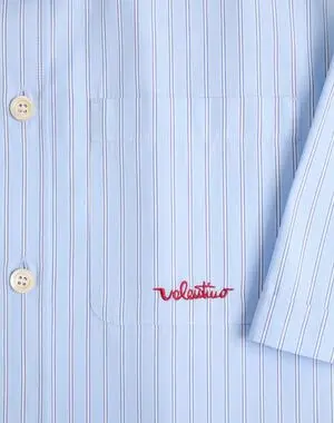 Valentino Garavani Embroidered Cotton Shirt - Sky Blue