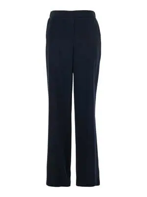 PLAIN Tech Fabric Wide Leg Pants - Blue