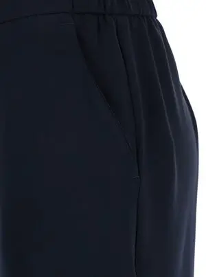 PLAIN Tech Fabric Wide Leg Pants - Blue