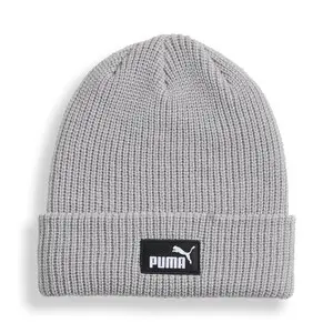 PUMA Essentials High Crown Beanie Gray Echo