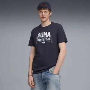 PUMA House Of Graphics T-shirt New Navy