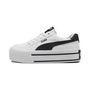 PUMA Court Classic Vulcanized Platform Sneakers - White