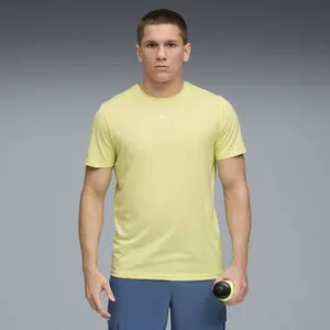 PUMA Train All Day Essentials Training T-shirt Gold Moon Heather