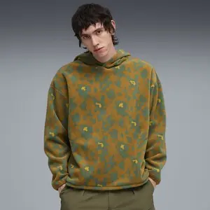 PUMA Patterned Fleece Hoodie - Green