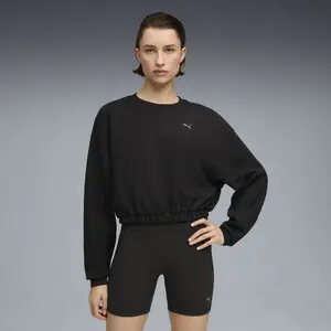 PUMA Cloudspun Ultra Soft Training Crew Sweatshirt - Black
