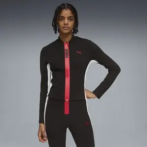 Puma Ribbed Performance Tops For Women