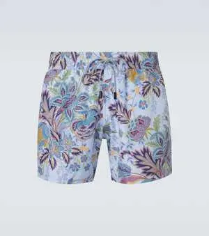 Etro Printed Swim Trunks