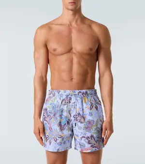 Etro Printed Swim Trunks