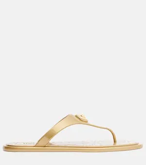 Versace Alia Medusa Thong Sandals