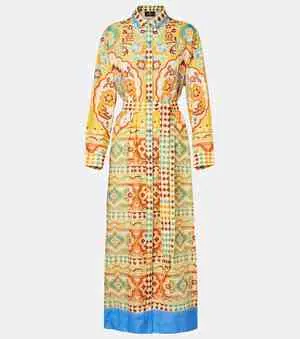 Etro Button Detailed Day Dresses