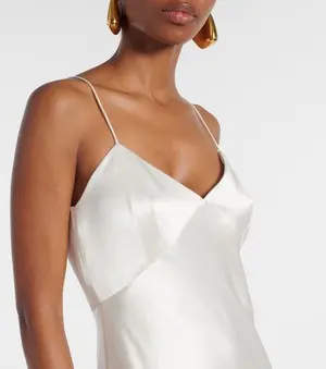 Max Mara Silk Satin Gown