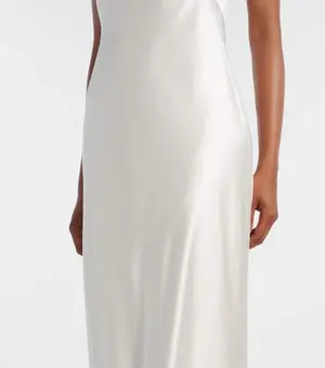 Max Mara Silk Satin Gown