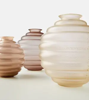 VENINI Deco Murano Glass Vase Napoleone Martinuzzi - Brown