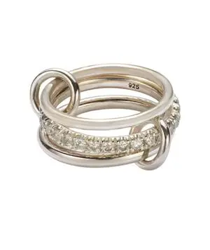 SPINELLI KILCOLLIN Petunia Sterling Diamond Ring - Silver