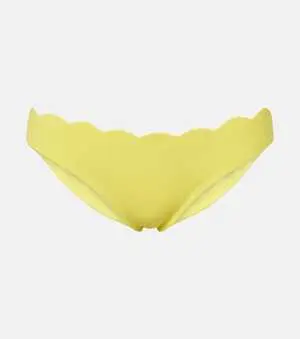 Marysia Santa Barbara Scalloped Bikini Bottoms - Yellow