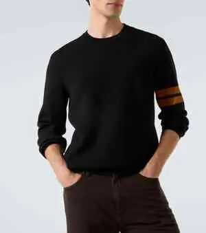 Zegna Striped Wool Crewneck Sweater