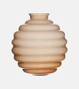 VENINI Deco Small Murano Glass Vase Napoleone Martinuzzi - Beige