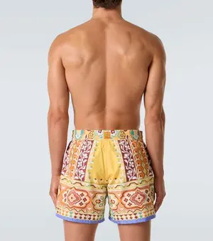 Etro Printed Swim Trunks