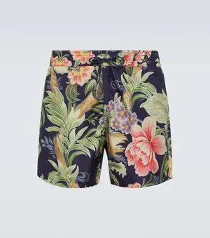Etro Printed Swim Trunks Multicoloured