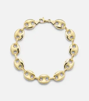 STONE AND STRAND Puffed Maritime Chain Bracelet - Gold