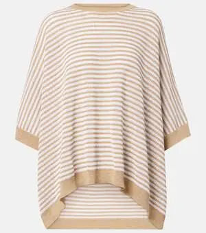 Brunello Cucinelli Knitted Striped Top