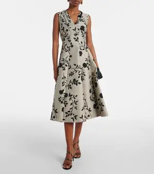 Max Mara Clea Floral Midi Dress