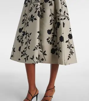 Max Mara Clea Floral Midi Dress