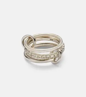 SPINELLI KILCOLLIN Petunia Sterling Ring With Diamonds - Silver