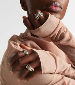 SPINELLI KILCOLLIN Petunia Sterling Ring With Diamonds - Silver