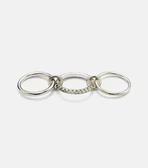 SPINELLI KILCOLLIN Petunia Sterling Ring With Diamonds - Silver