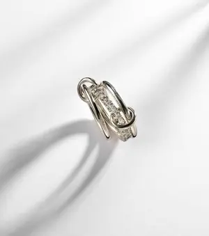 SPINELLI KILCOLLIN Petunia Sterling Ring With Diamonds - Silver